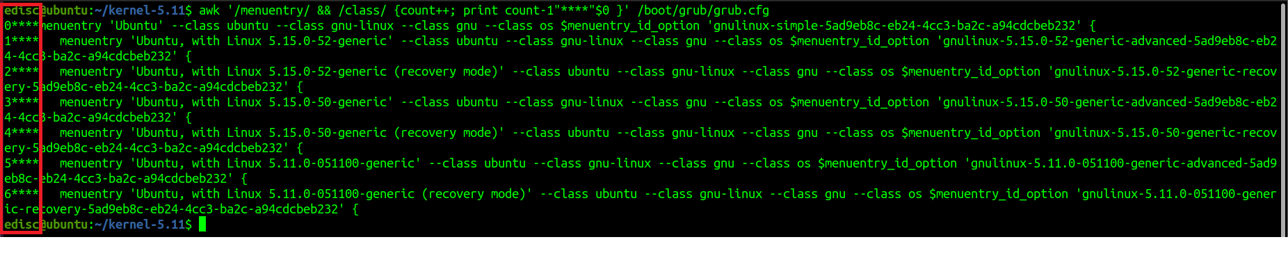 How To Boot With An Old Kernel Version In Ubuntu Edisc Blog
